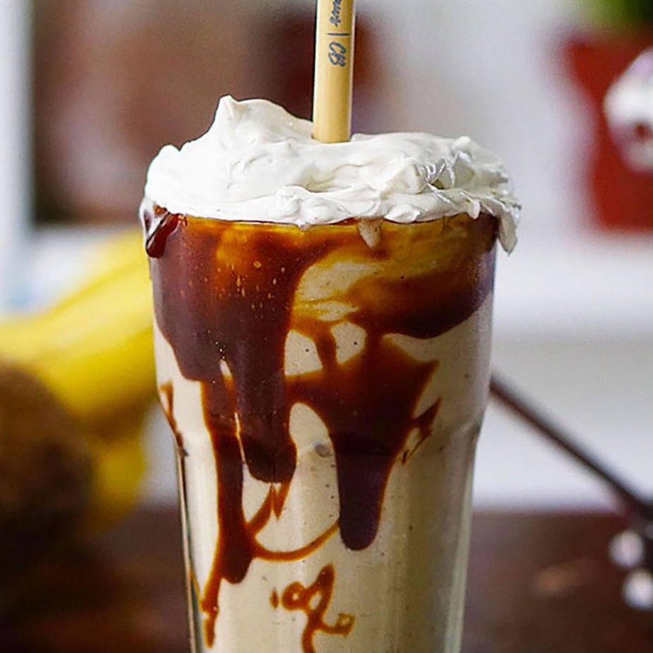 Caramel Cashew Butter Vegan Milkshake – Coconut Bowls