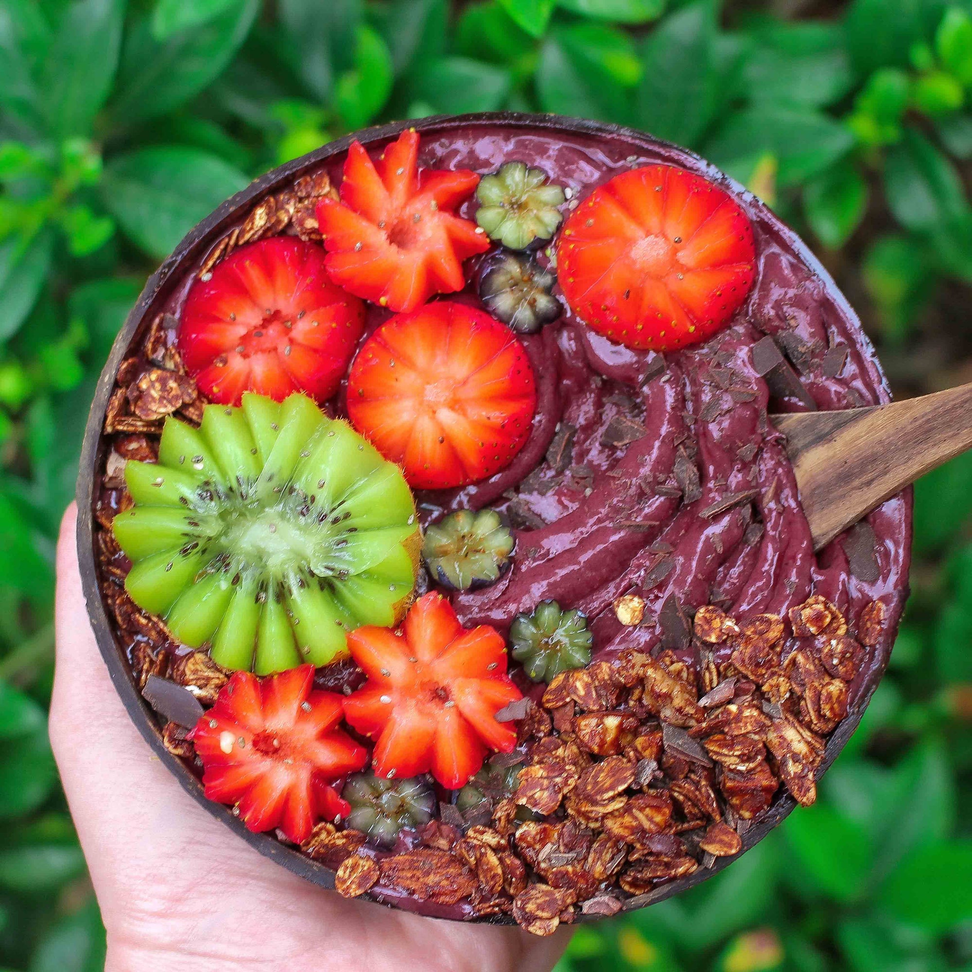Chocolate Cherry Acai Smoothie Bowl – Coconut Bowls