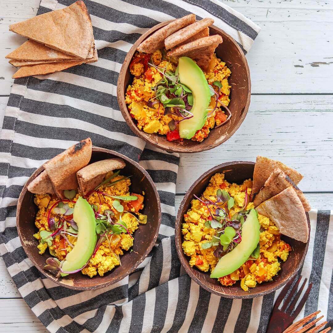 Tofu Scramble - Coconut Bowls
