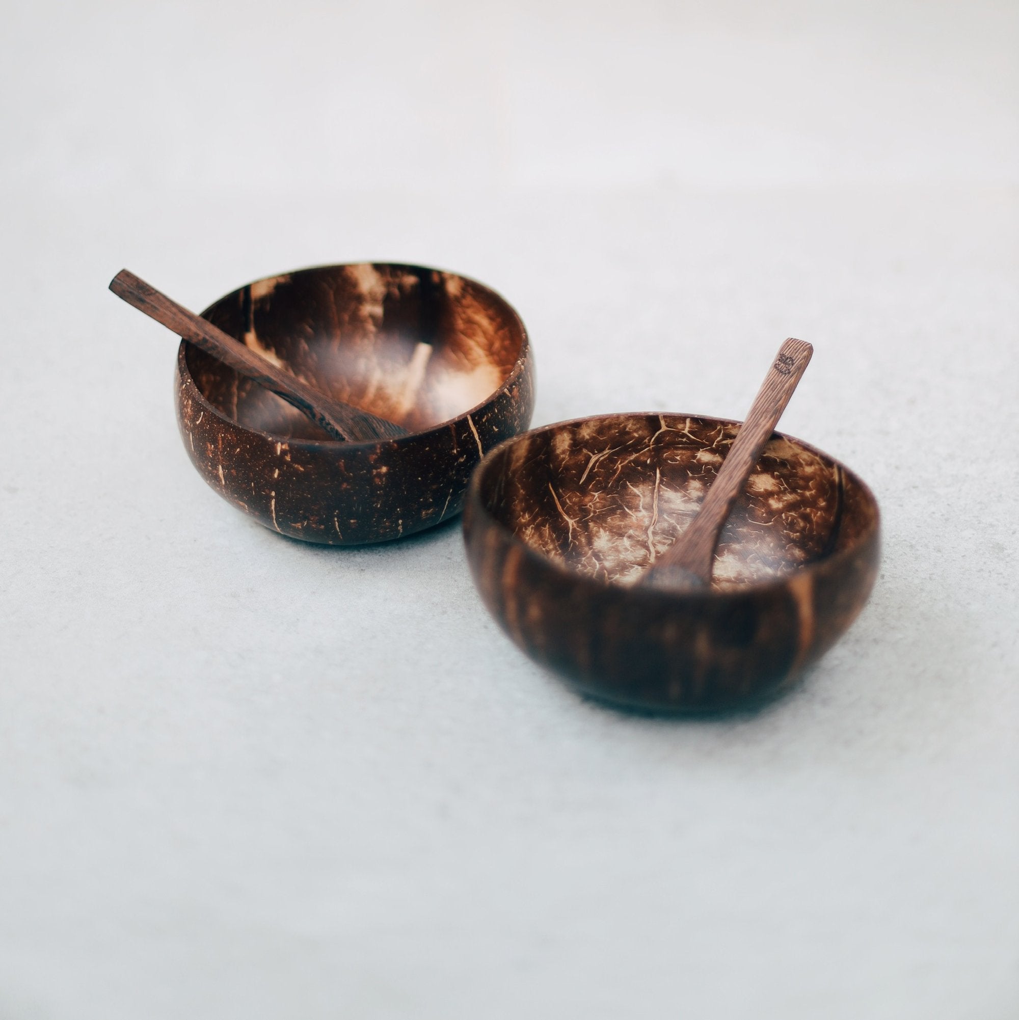 Coco Combo | Coconut Bowls and Wooden Spoons